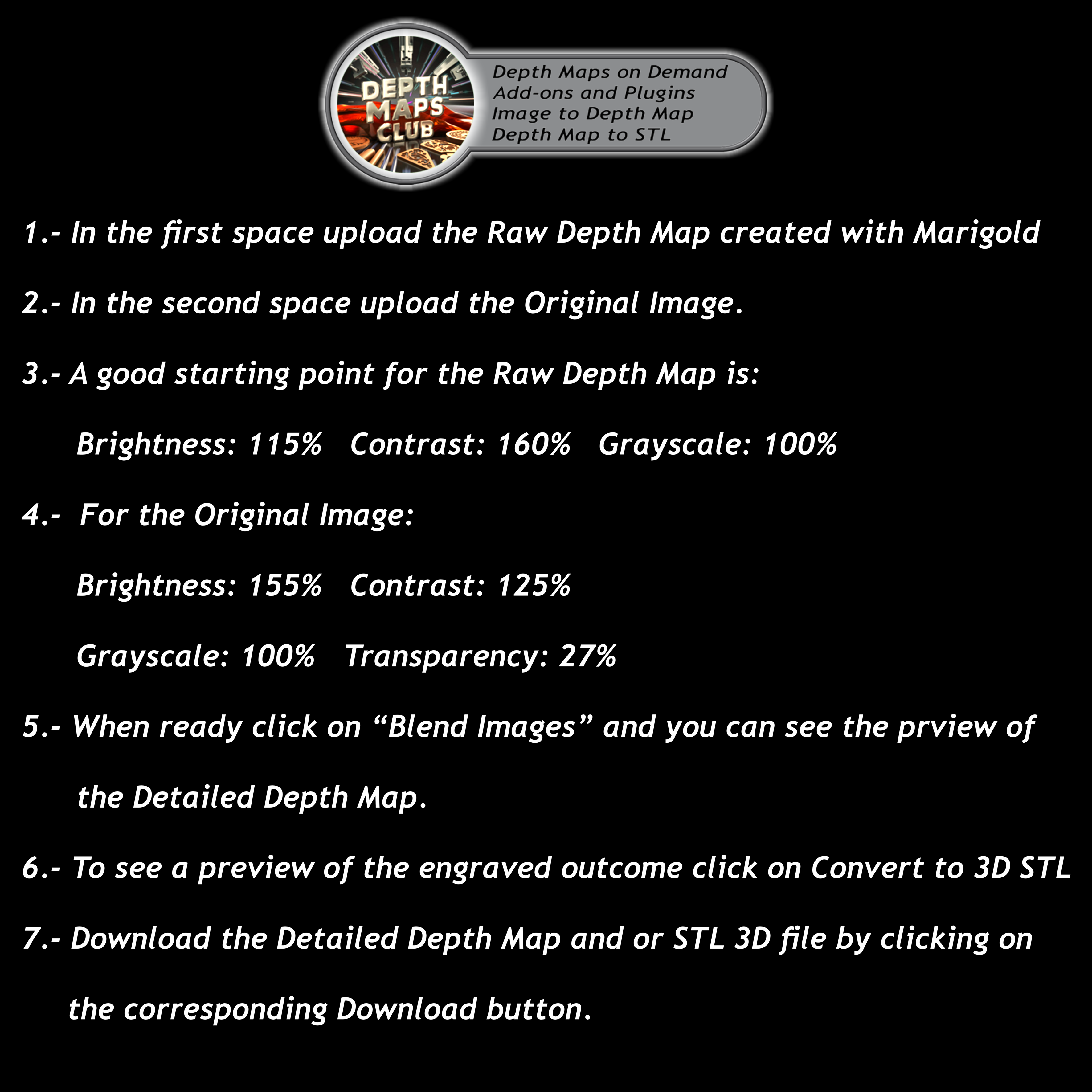 Depth Maps Generator